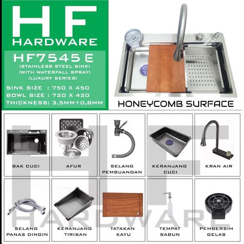 Jual Kitchen Sink 7545 7546 / Bak Cuci Piring bcp Stainless Tebal ...