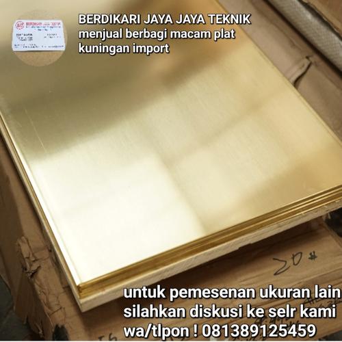 Jual plat kuningan tebal 4mm × 50mm × 750mm - Jakarta Barat - Berdikari ...