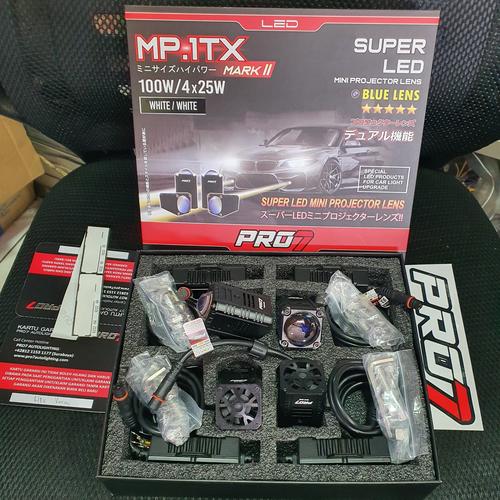 Jual PRO7 MP1TX MARK 2 mini projie BLUE LENS 25WATT X 4PCS MP 1 TX MKll ...