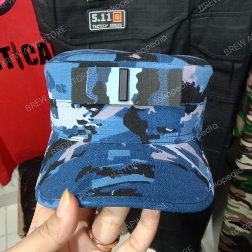 Jual TOPI PDL LORENG SBP + PANGKAT LETDA LOGAM / TOPI PDL SBP AU ...