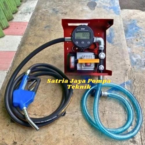 Jual Pompa Transfer BBM Flow Meter Digital Fuel Pump Dispenser Solar ...