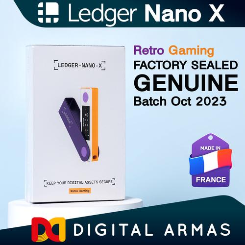 Jual NEW Ledger Nano X RETRO GAMING Cryptocurrency NFT Hardware Wallet ...