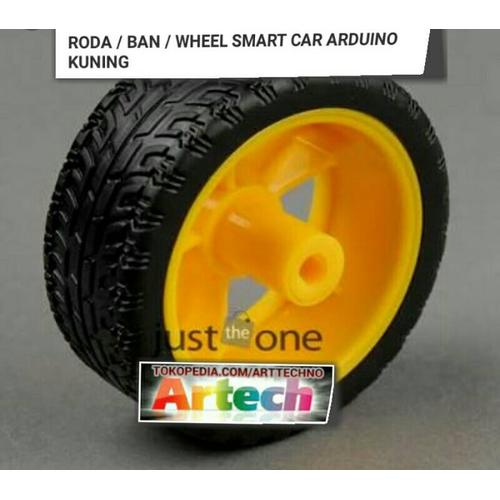 Jual 1pcs RODA BAN WHEEL TIRE SMART CAR 2wd 4wd robot esp32 Uno r3 etc ...