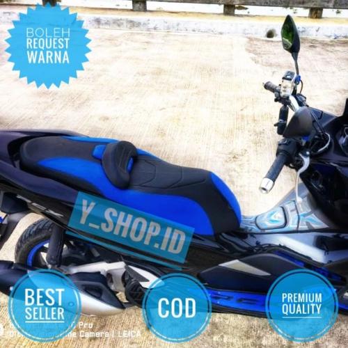 Jual Sarung Kulit Jok Motor Custom Honda Pcx Model Eropa - FULL HITAM ...