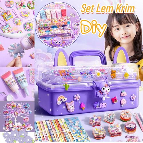 Promo DIY Guka Set Gantungan Kunci Akrilik Keychain DIY Gooka Set ...