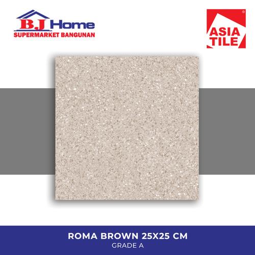 Jual ASIA TILE Roma Brown 25x25 KW 1 | KERAMIK LANTAI - Kota Tangerang ...