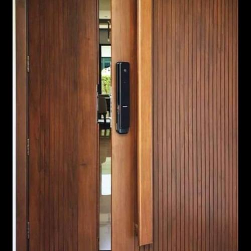 Jual Tarikan gagang handle pintu minimalis klasik bahan kayu jati - Kab ...