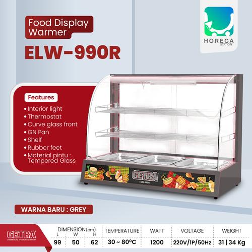 Jual GETRA Electric Food Display Warmer ELW-990R / ELW 990R / ELW 990 R ...