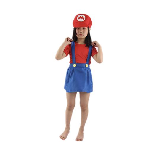 Jual MARIO BROS KOSTUM SUPER MARIO LUIGI CEWE COSPLAY ANAK MARIO ...