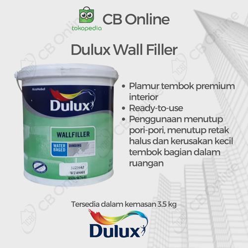 Jual DULUX PLAMUR TEMBOK DALAM DULUX WALL FILLER - 3.5 KG - Jakarta ...