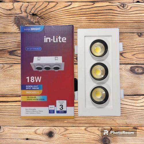 Jual Downlight Inlite Led INDC402 Spotlight IN-LITE INDC 402 Sorot 18 ...