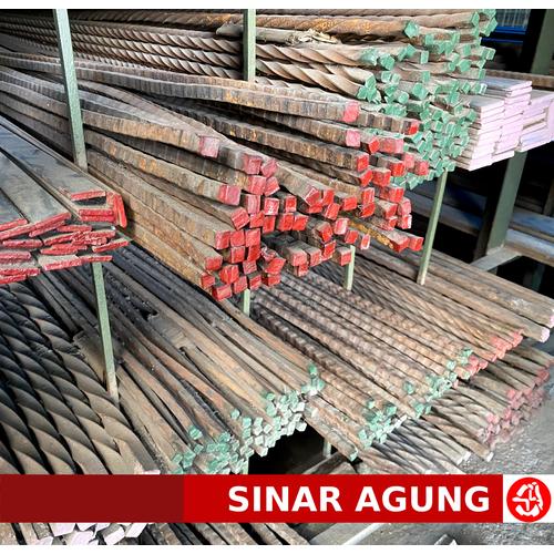 Promo Besi Nako 12 mm polos / ulir plintir / besi kotak - Polos - Kota ...