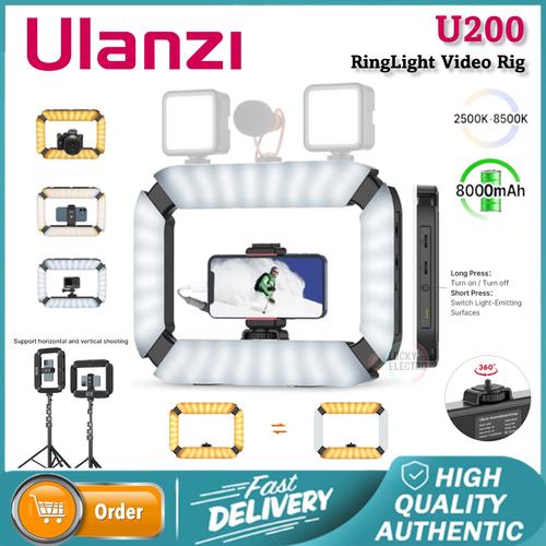 Promo Ulanzi U200 Rechargeable Lampu Ring Light Video Rig for Vlogging ...