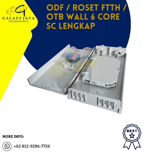 Jual ODF / Roset FTTH / OTB Wall 6 Core SC LENGKAP - Kab. Tangerang ...