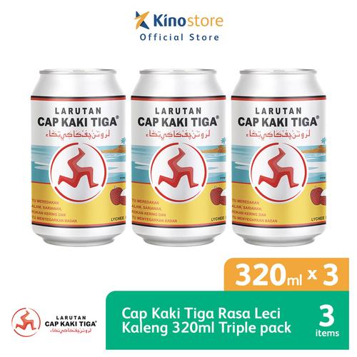 Jual Cap Kaki Tiga Rasa Leci Kaleng 320ml - Kota Tangerang Selatan - Kino Official Store | Tokopedia
