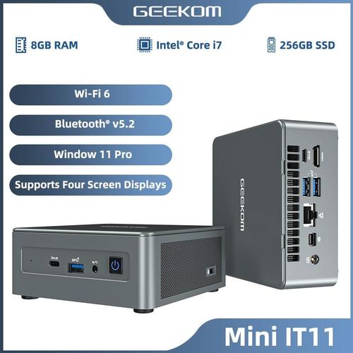 Jual GEEKOM Mini IT11 Mini PC Editing Mini PC NUC SSD PC Mini Couter ...