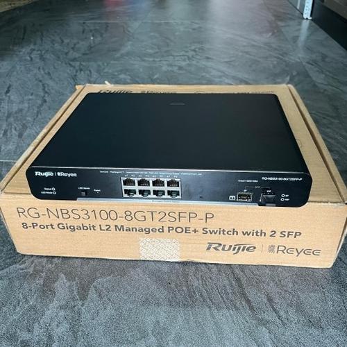 Jual RUIJIE REYEE RG-NBS3100-8GT2SFP-P 10-Port Gigabit Managed PoE ...