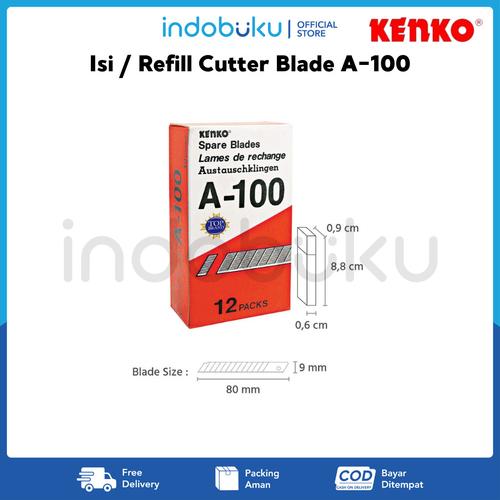 Jual Isi Cutter Kenko / Refill Cutter Blade Kenko A-100 - Kota Surabaya ...