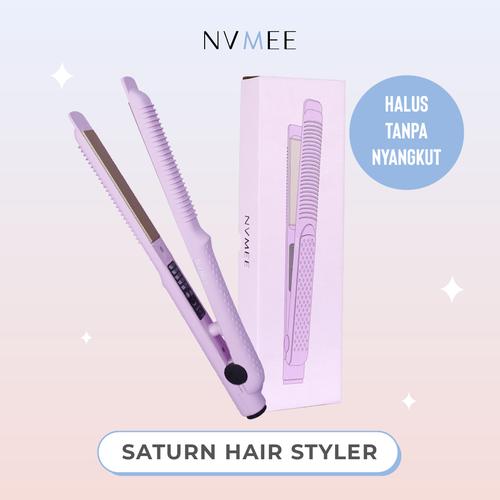 Jual NVMEE - Catokan Pelurus Rambut Saturn Hair Styler Mudah Digunakan ...