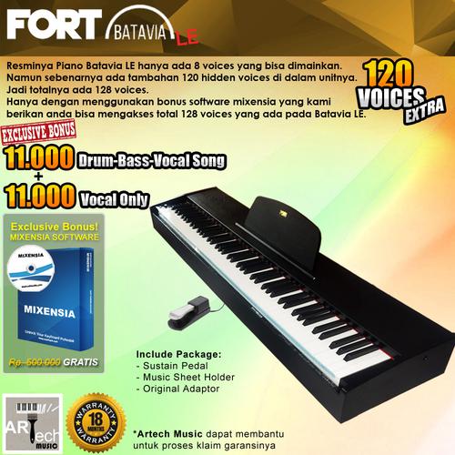 Jual Digital Piano Fort Batavia LE / BataviaLE Garansi Resmi - Piano ...