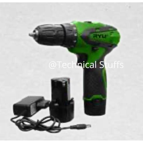 Jual CORDLESS Drill 12 Volt RYU RCD12V-1 Mesin Bor Obeng Baterai RCD ...