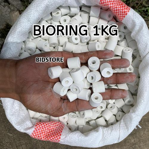 Promo Bio Ring Ceramic 1kg filter aquarium kolam koi aquascape ...