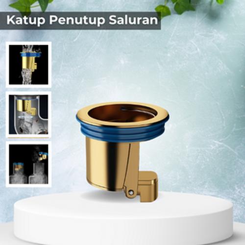 Jual Katup Anti Serangga Bau Bahan Tembaga Penutup Saluran Air Wastafel ...