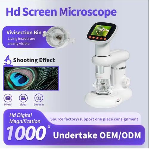 Jual Mikroskop 2 inch Screen LCD Digital Microscope scanning monocular ...