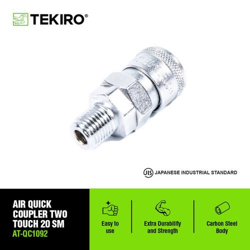 Jual AIR QUICK COUPLER TWO TOUCH 20 SM TEKIRO COUPLER SM 20 - Kab ...
