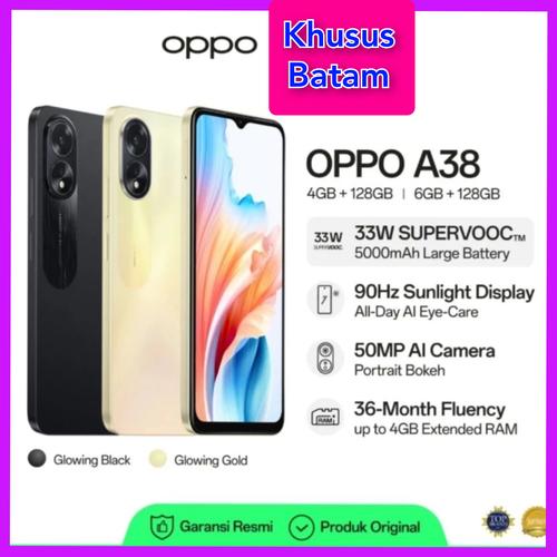Jual OPPO A38 RAM 6GB/128GB HANDPHONE NEW ANDROID GARANSI RESMI - BATAM ...