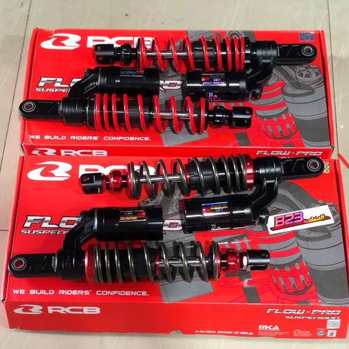 Jual shock rcb flow pro pcx 160cc 365mm double klik kompresi ribon ...