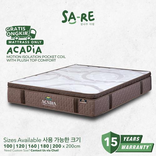 Promo SA-RE Kasur Pocket Spring Bed Plush Top Comfort PROCELLA ACADIA - Mattrass Saja, 100 x 200 ...