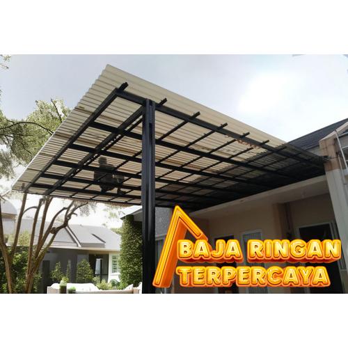Jual Kanopi Baja Ringan Atap Solar Flat - Kab. Bogor - Baja Ringan ...