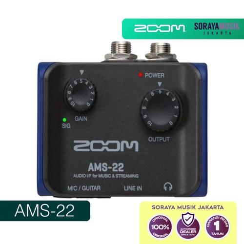 Jual ZOOM AMS22 AMS-22 Audio Interface For Music And Stream - Jakarta Utara - Soraya Musik ...