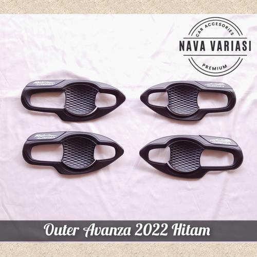 Jual Outer Mangkok Pintu Cover Mobil All New Avanza 2022 - 2023 hitam ...