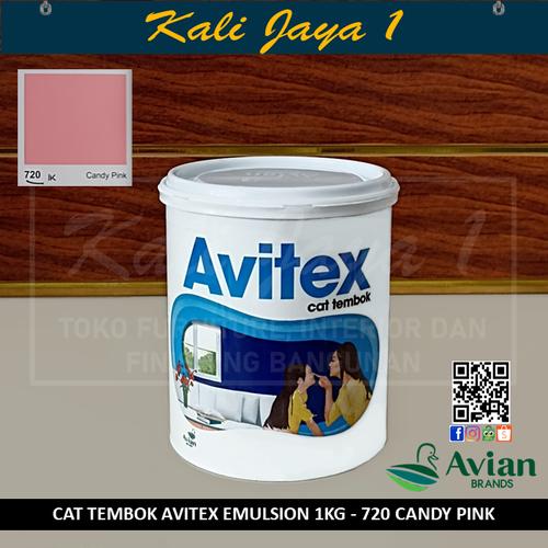 Jual Cat Tembok Avitex Emulsion 1 Kg - Warna 720 Candy Pink - Jakarta ...