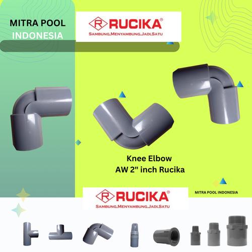 Jual Knee / Elbow 2 inch AW Rucika Elbow L Knee 2 inch - Kota Depok ...