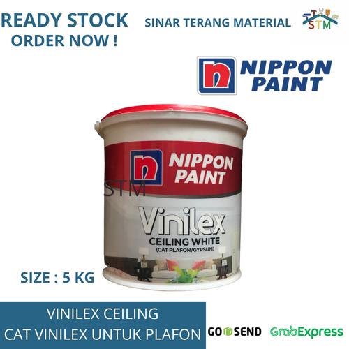 Jual CAT PLAFON Vinilex CEILING 5 KG WHITE / Cat NIPPON PAINT / CAT ...