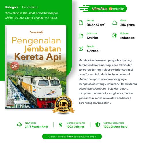 Jual [Buku] Pengenalan Jembatan Kereta Api Edisi Revisi - Kab. Sleman - Decadebooks | Tokopedia