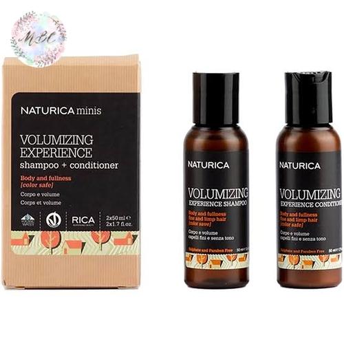 Jual NATURICA Minis Volumizing Experience Shampoo Conditioner Travel ...