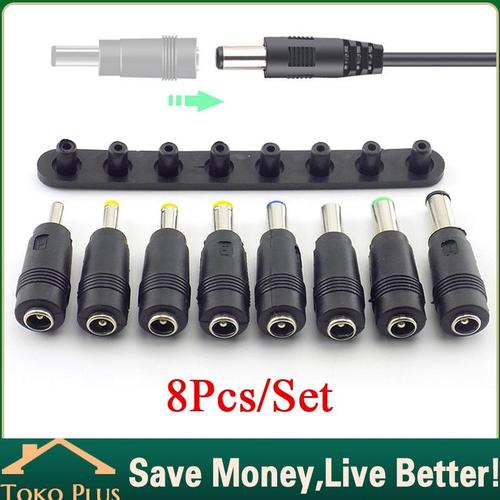 Jual New 8In1 Universal Jack Dc Connector Jack Psu Power Supply Set ...