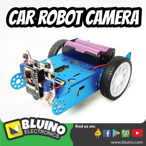 Jual Robot Kamera Wifi Kit ESP32-CAM Chassis Alloy Aluminium - Basic ...
