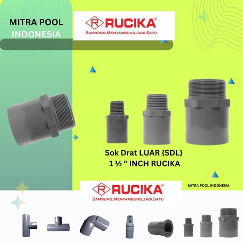 Jual SOK DRAT LUAR (SDL) 1 ½" inch Valve Socket MERK RUCIKA - Kota ...