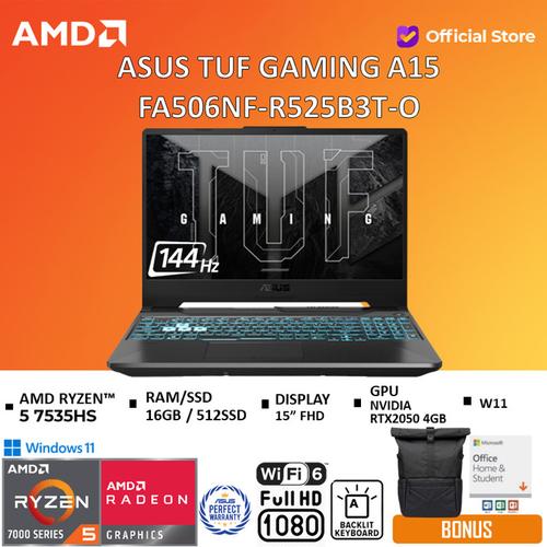 Jual ASUS TUF FA506NF Ryzen 5 7535HS 16GB RTX 2050 4GB 512GB SSD WIN 11 ...