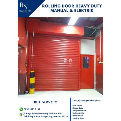 Jual Rolling door besi heavy duty pintu besi pergudangan pabrik ...