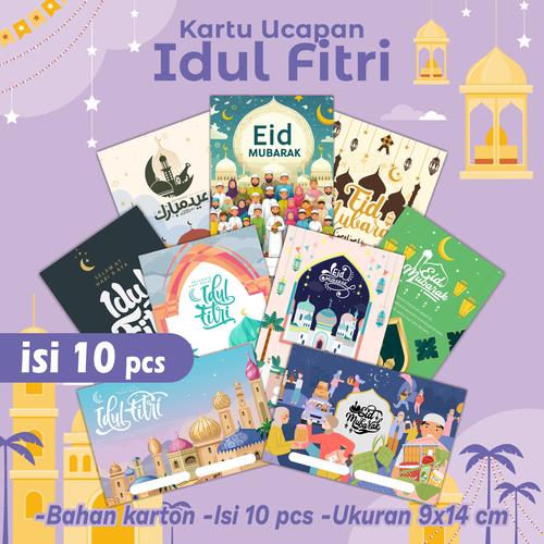 Promo Kartu Ucapan Lebaran Kartu Ucapan Idul Fitri Greeting Card Idul ...