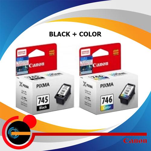 Jual tinta cartridge canon pg745 black cl746 color original - Jakarta ...