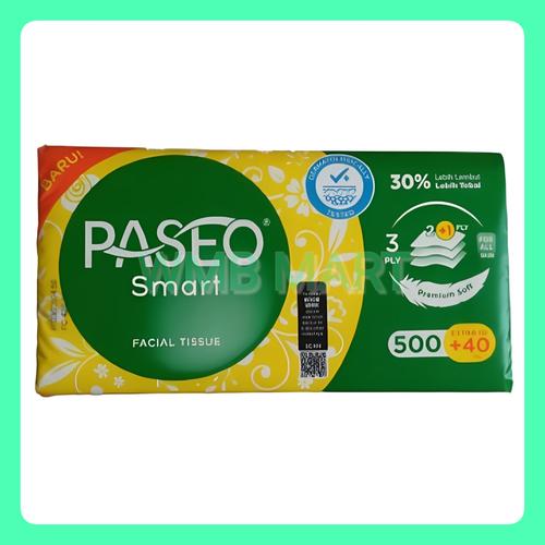 Jual PASEO Smart Tissue 540s Sheet | 540 Lembar 3Ply | Paseo 200 Sheet ...