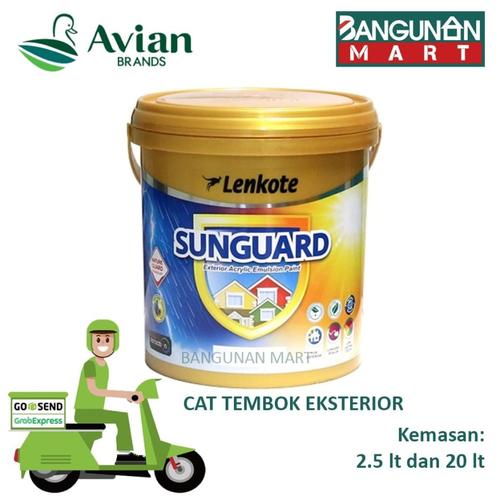 Jual Cat Tembok Eksterior Avian Lenkote Sunguard Super White 20 Liter ...