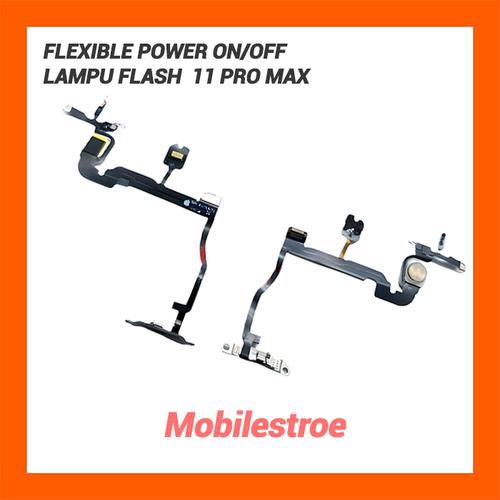Jual FLEXIBLE POWER ON/OFF / LAMPU FLASH IPHONE 11 PRO MAX ORIGINAL 100 ...